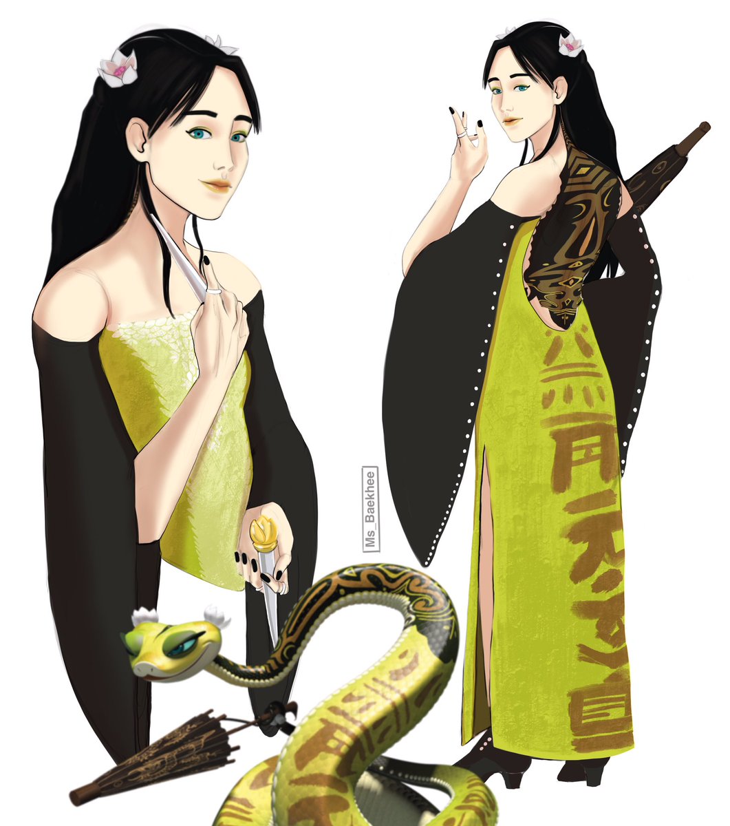 Kung Fu Panda Viper Human