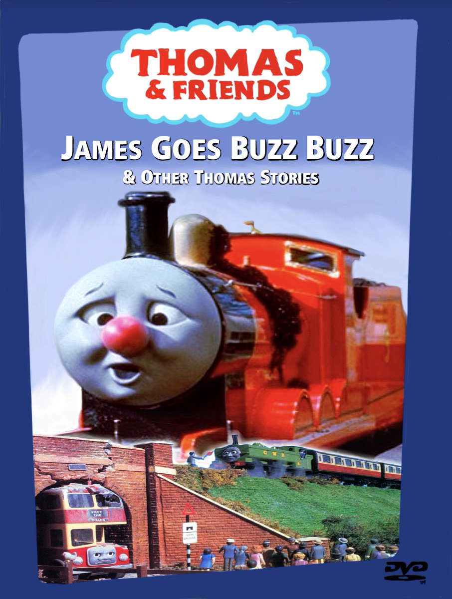 Thomas The Tank Engine James Goes Buzz Buzz Vhs