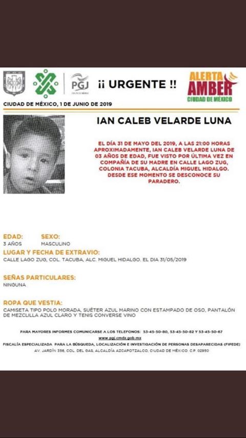 Ayuda a Ian Caleb Velarde a regresar a su casa | El Universal | Scoopnest