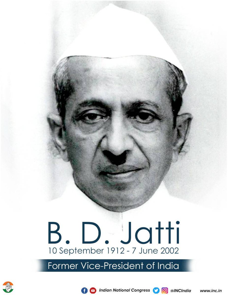 Vice-President: B. D. Jatti, who served as the fifth Vice-President of ...