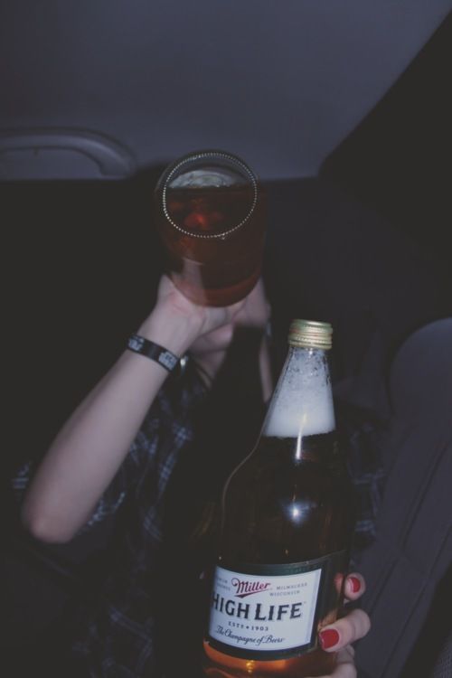 Girl Drinking Alcohol Tumblr