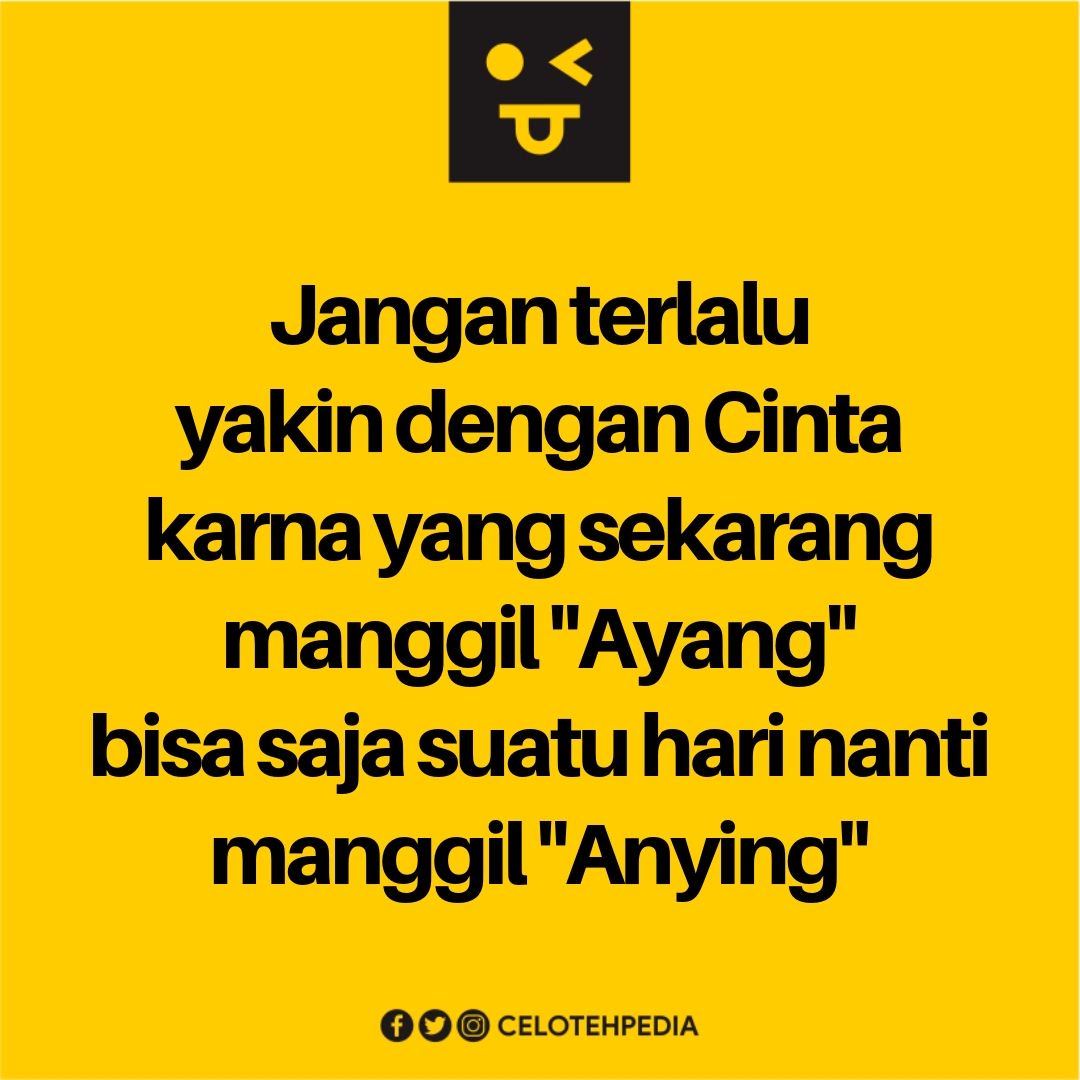Kata Bijak Cinta Lucu