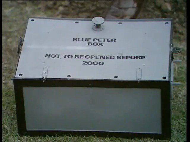 OnThisDay 1971: Blue Peter buried a time capsule, to be opened by the ...