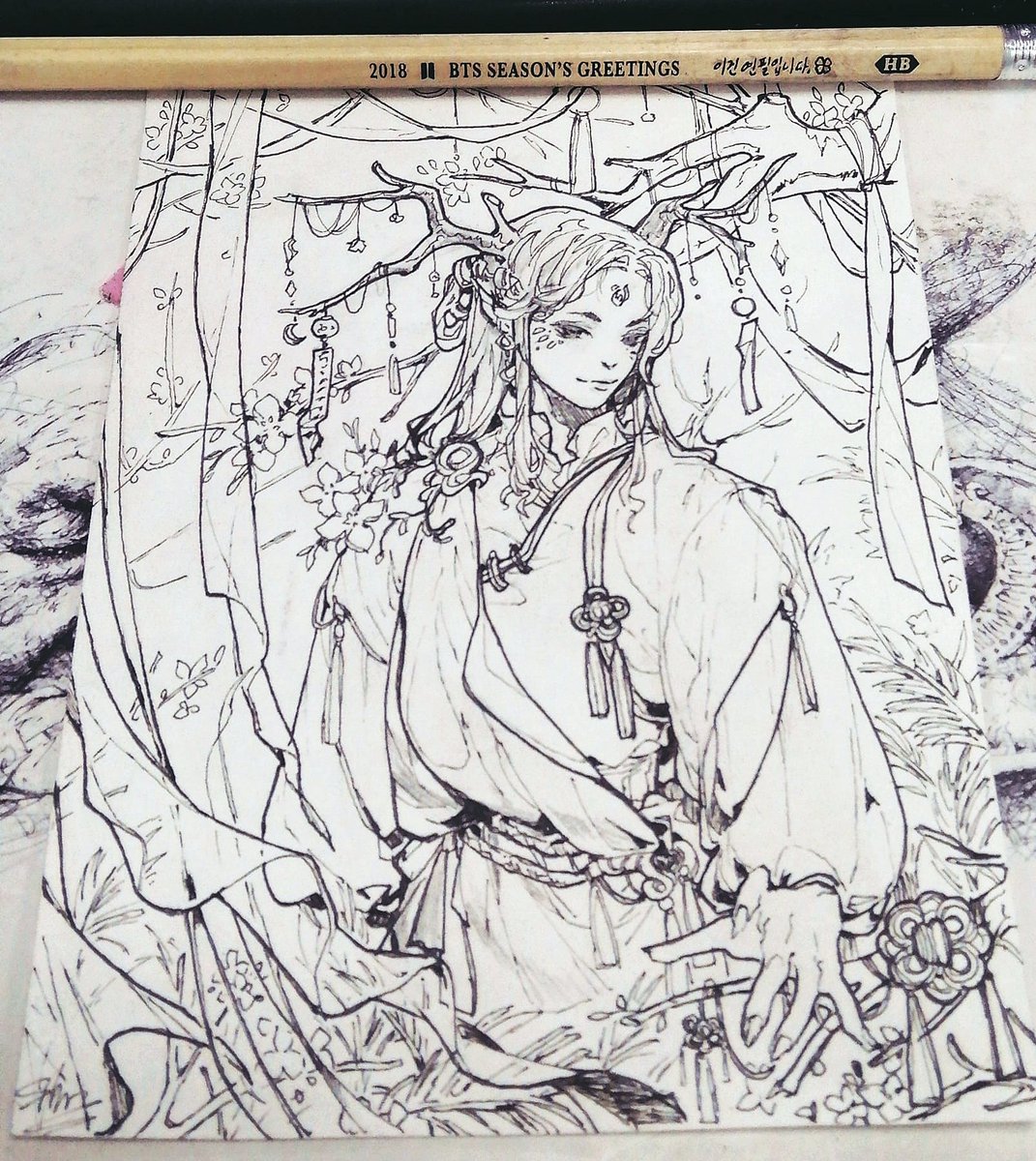 「It was a nice challenge for practice. Arts belong to my FB 」Shinnie 🌙の漫画