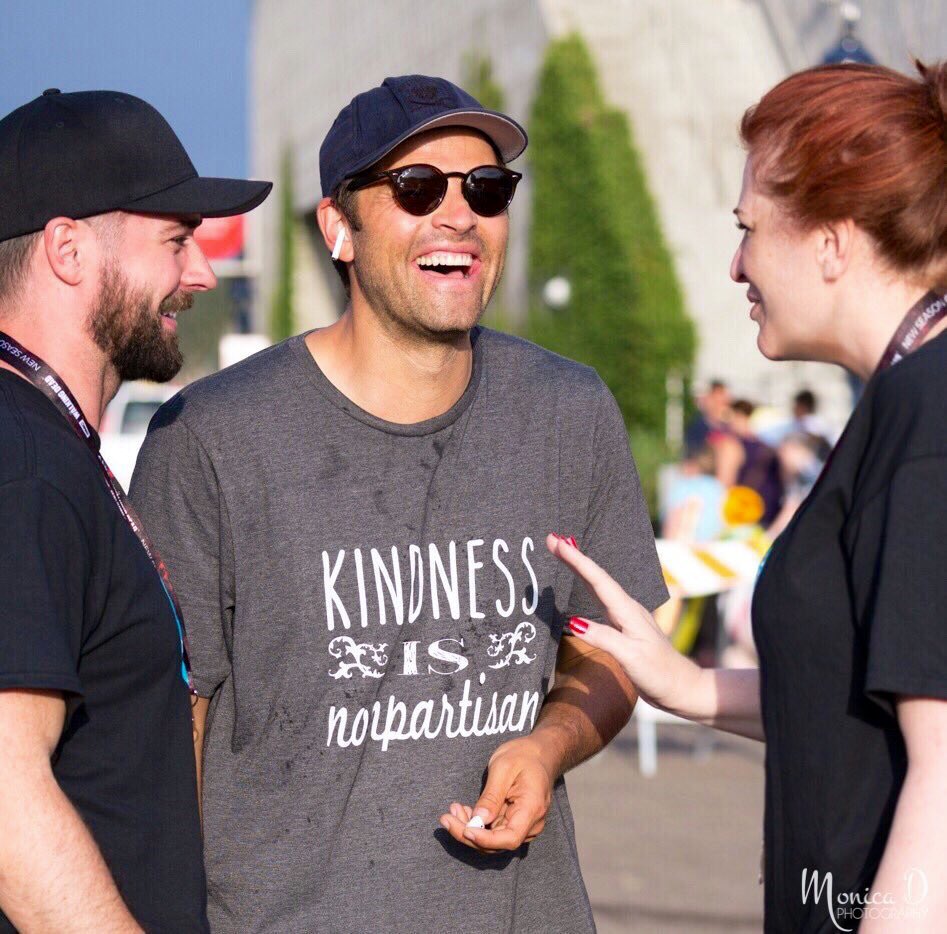 Misha Collins Laugh