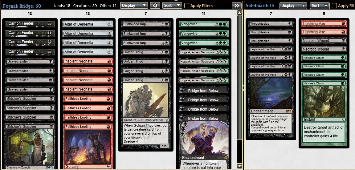 Card Bridge From Below