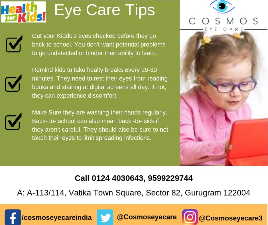 Eye Care Tips For Kids