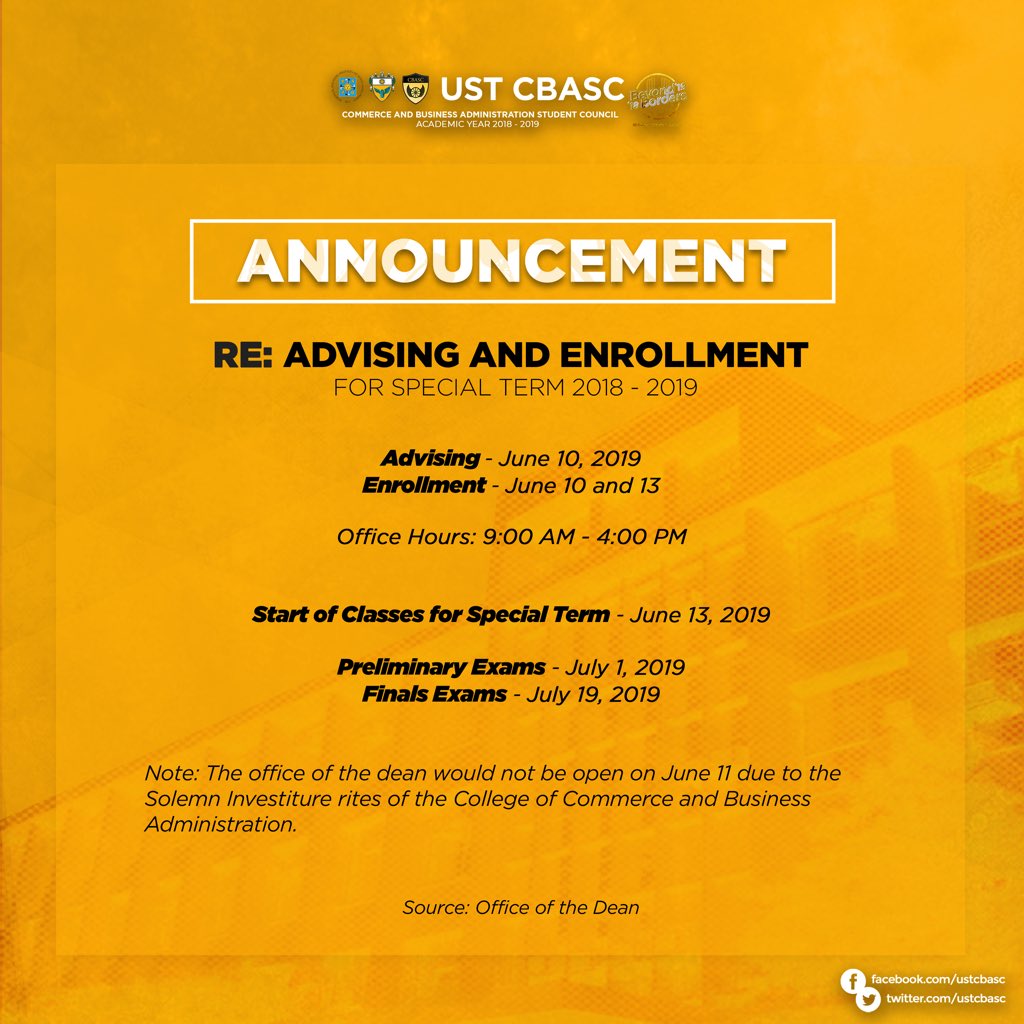 UST CBASC (@USTCBASC) | Twitter
