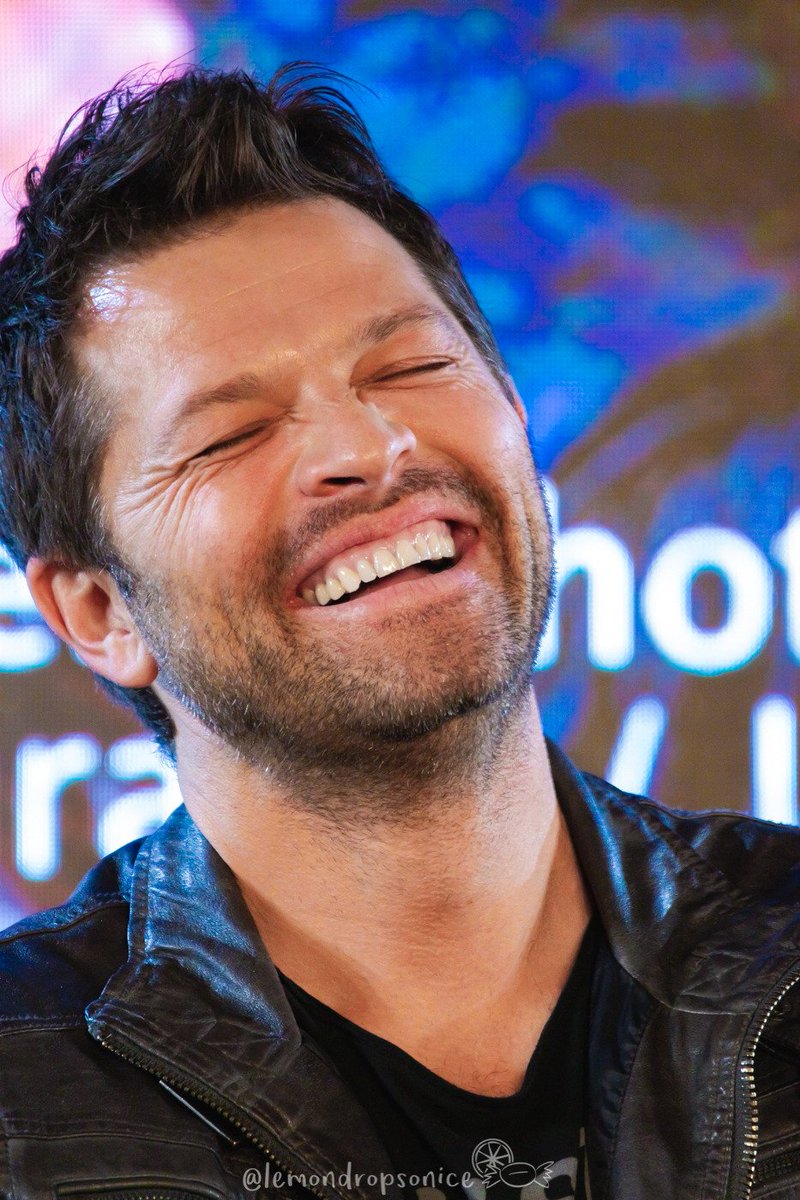 Misha Collins Laugh