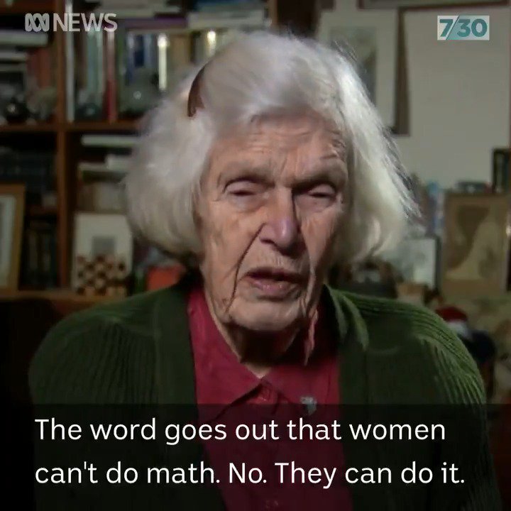 'That women can't do maths - it's a myth.' Maths pioneer Alison ...