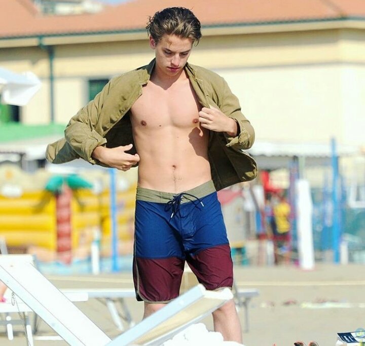 Cole Sprouse No Shirt