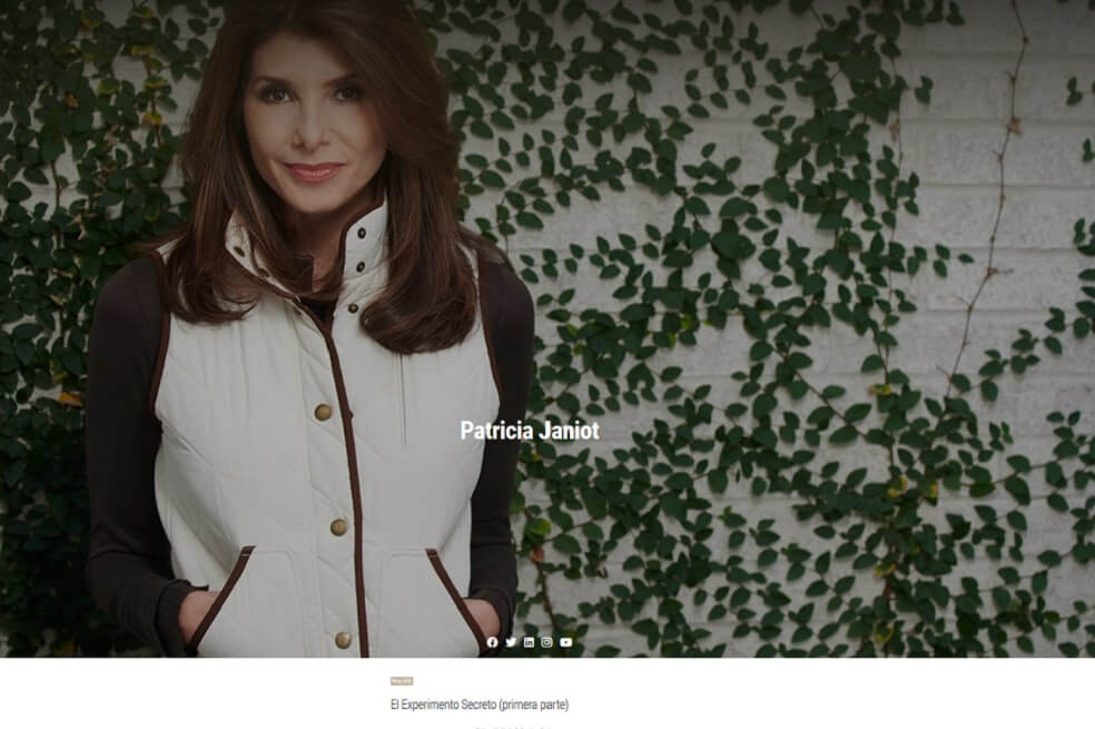 Patricia Janiot: La periodista Ángela Patricia Janiot publicó una ...
