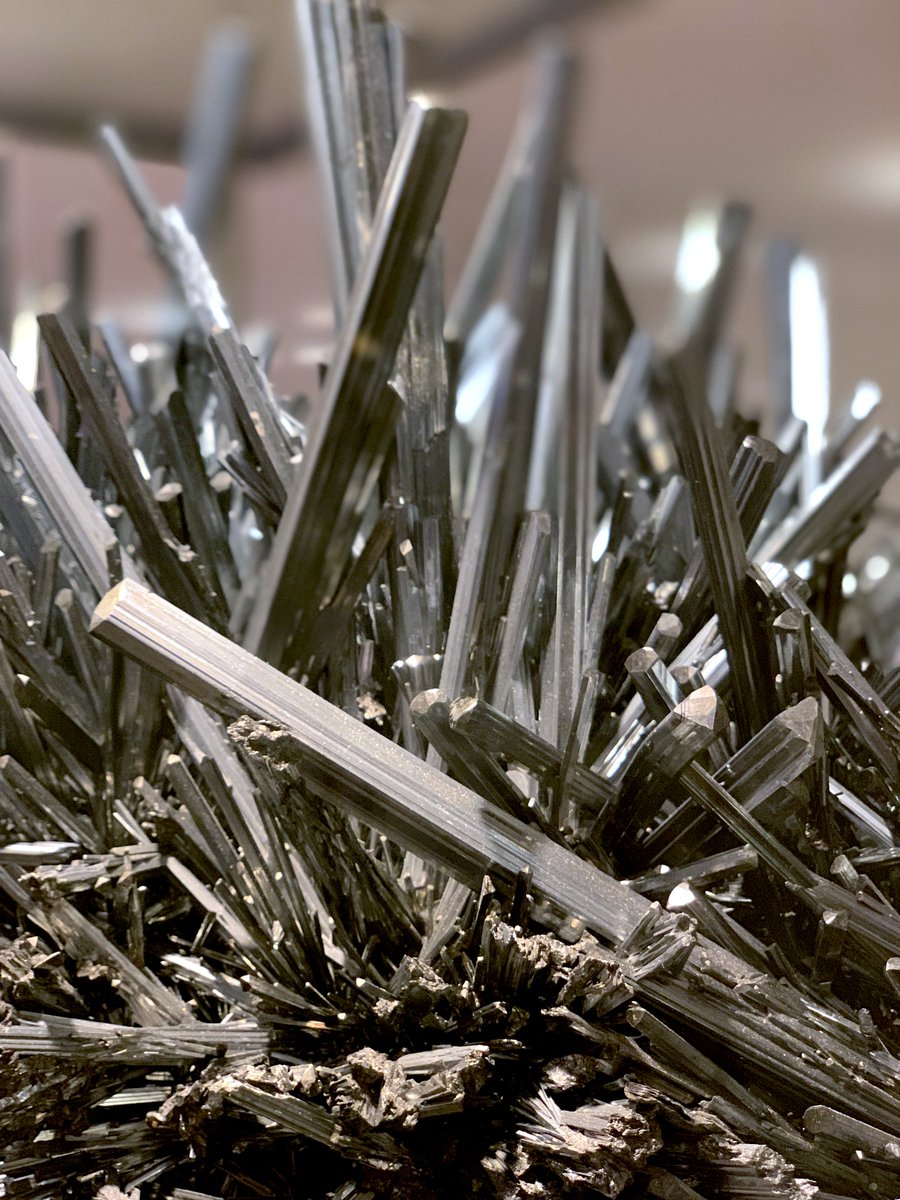 Behold, the spectacular stibnite! Stibnite (Sb2S3)—a compound of the ...