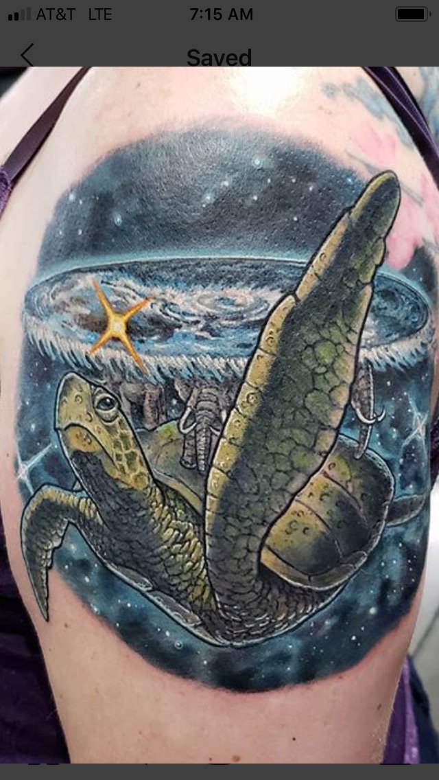 Discworld tattoo - Bronctattooaus.com