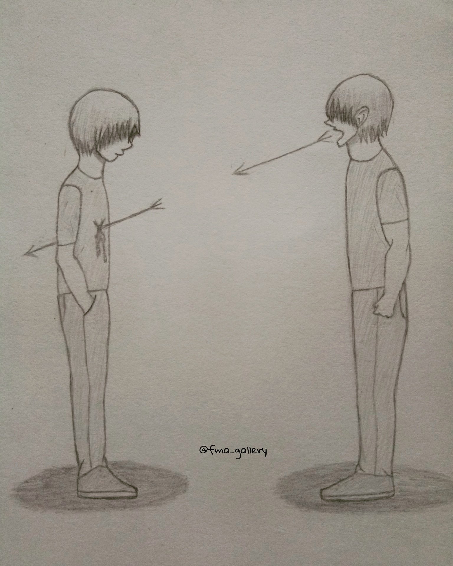 Pencil Drawings Of Depression