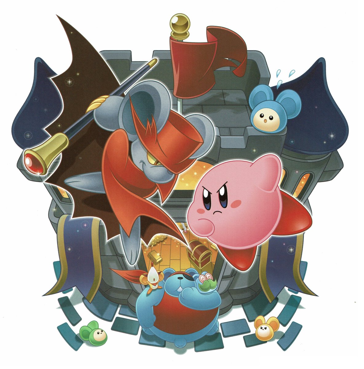 Kirby Squeak Squad Wallpaper