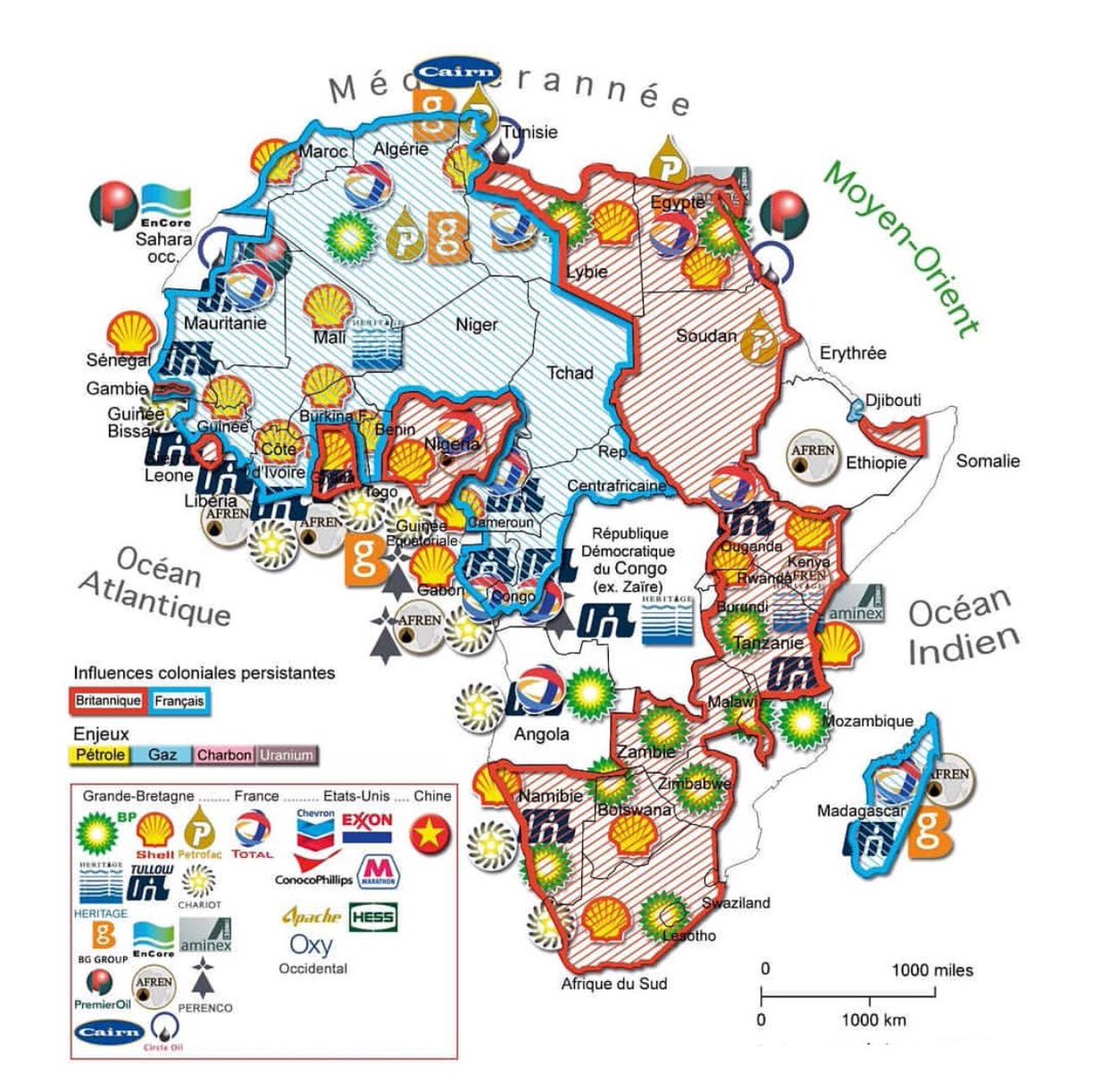 Spheres Of Influence Africa