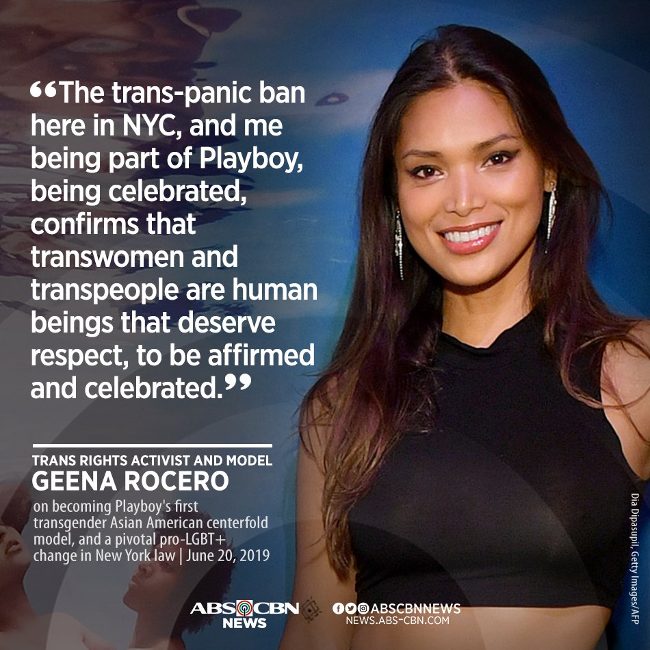 PINOY PRIDE. Filipino trans rights activist and model Geena Rocero is ...