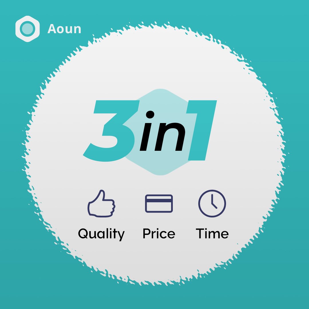 Aoun | عون on Twitter: "Not just Nescafé has 3 in 1 😏, we have them too 😎 #Aoun_app #home ...