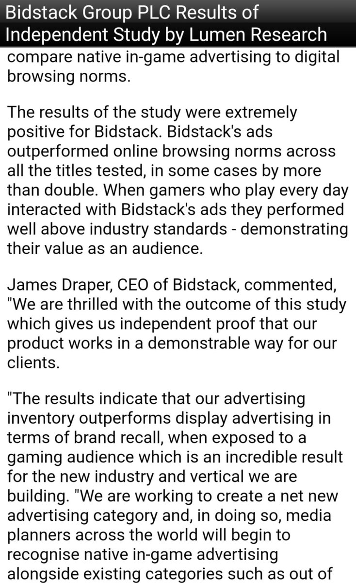 David Marshall on Twitter: "#BIDS $BIDS - Results of independent study prove @bidstack native in ...