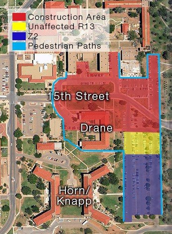Texas Tech University Campus Map - Map