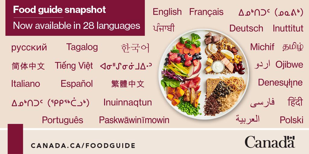 Canadian Food Guide In French