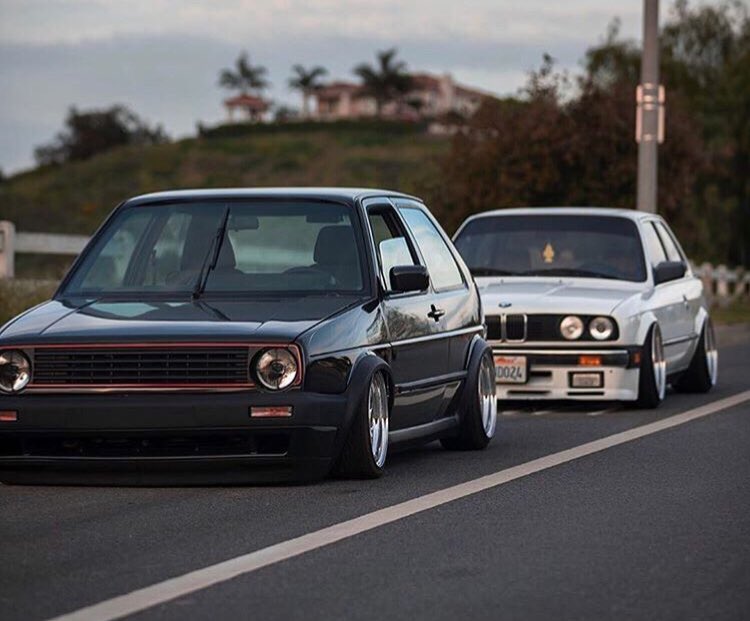 Mk2 Golf Slammed