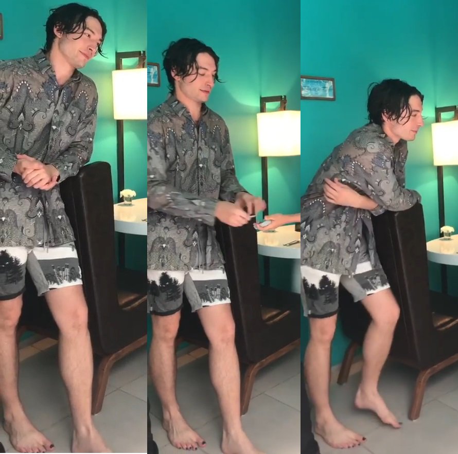 Ezra Miller Feet