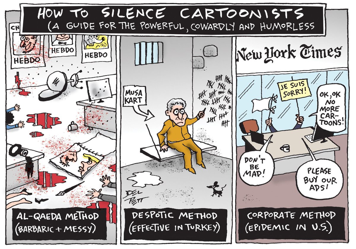 A Thread from @Libertoonian: "A sad day for political cartooning: New ...