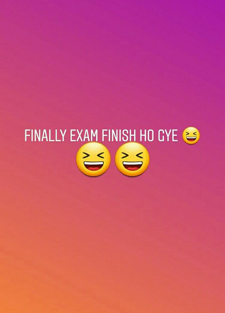 Exam Finish