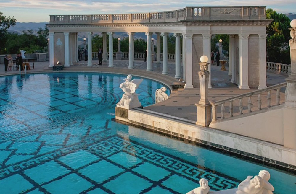 Hearst Castle Neptune Pool Lady Gaga