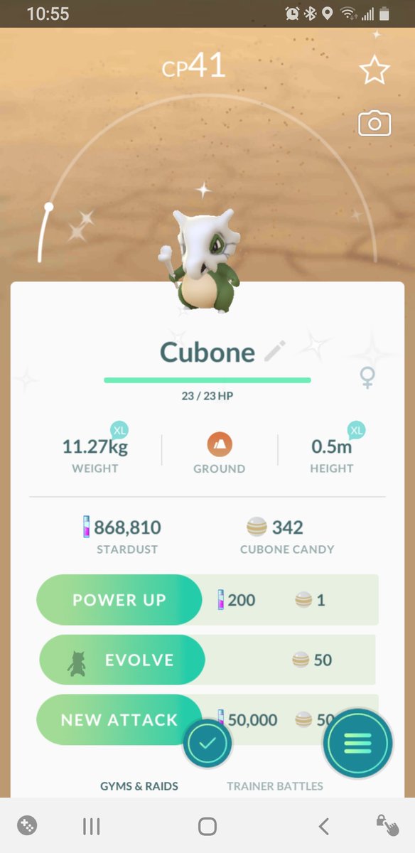 Cubone - Pokemon Go