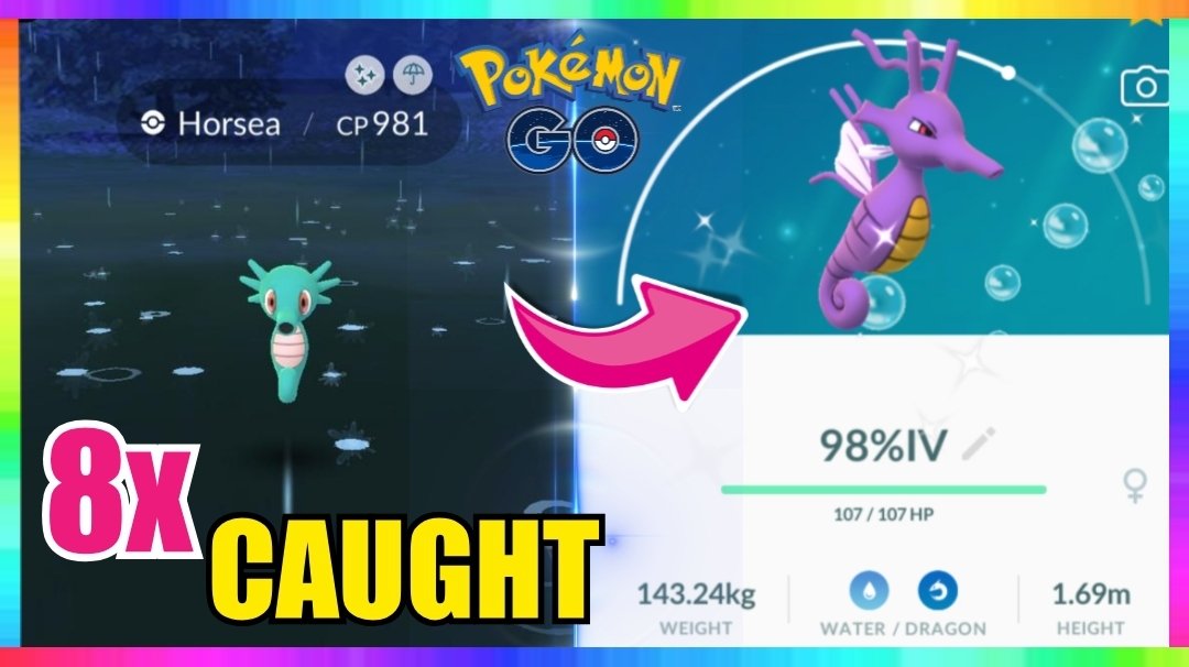 Pokemon Horsea Evolution