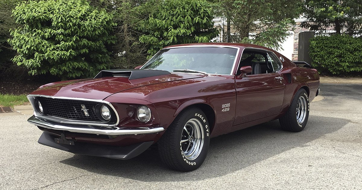 Like a Boss! This Royal Maroon Ford Mustang 429 is the 193rd Boss 429 ...