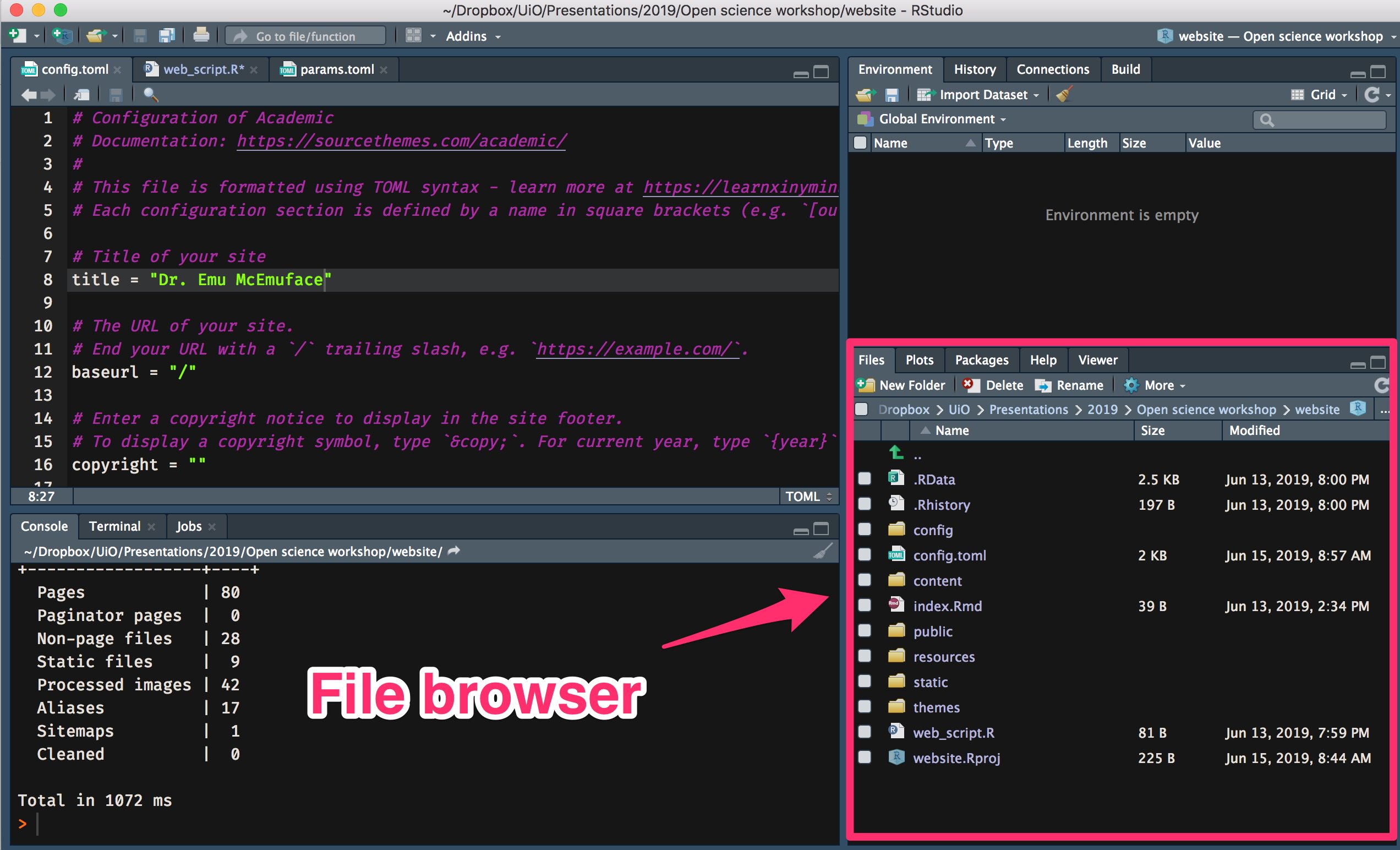 Dan Quintana on Twitter: "In the "config/_default/params.toml" file you can change the color ...