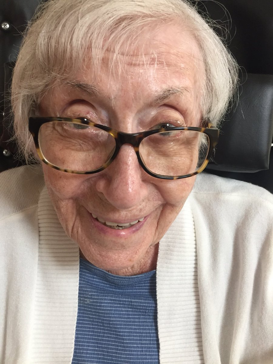 Mom The Face Of A 95 Year Old Woman Who Just Took A Few Swigs Of Coffee