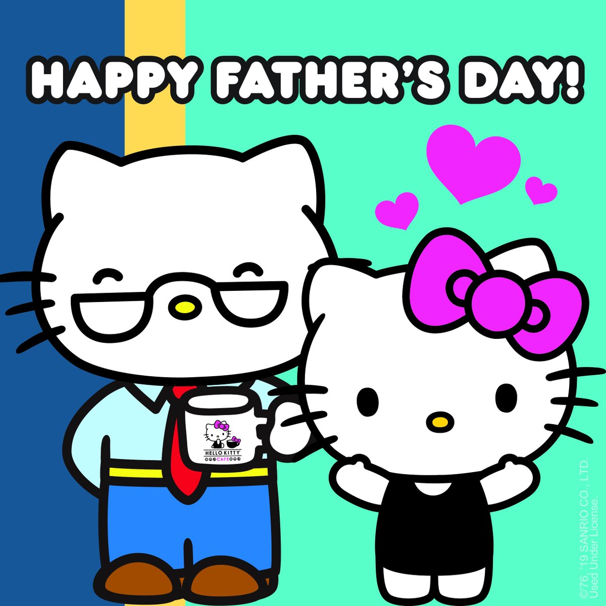 Hello Kitty Happy Fathers Day