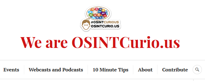 The OSINT Curious Project on Twitter: "We begin recording our next #OSINTCurious webcast at 6pm ...
