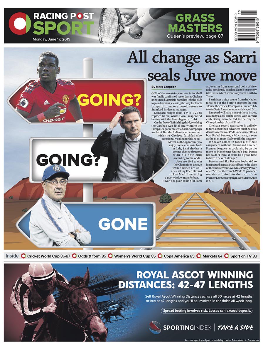 Tomorrow's RacingPostSport: Mark Langdon dissects the latest football ...