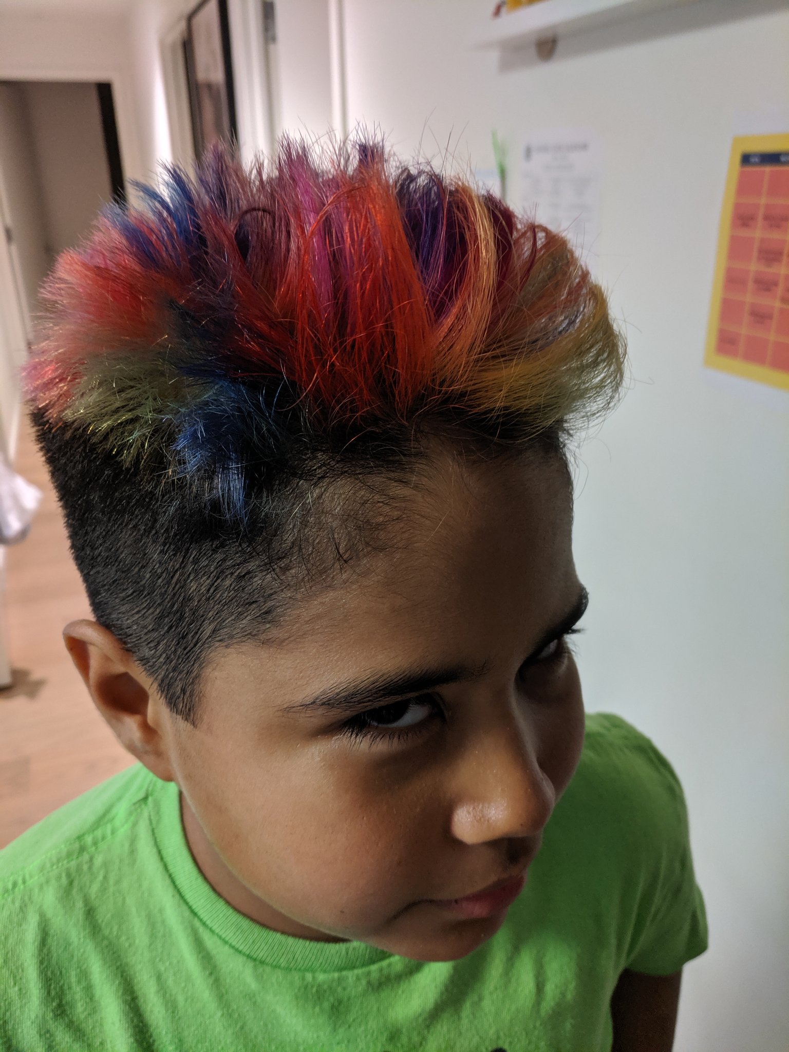 Boys With Colorful Hair