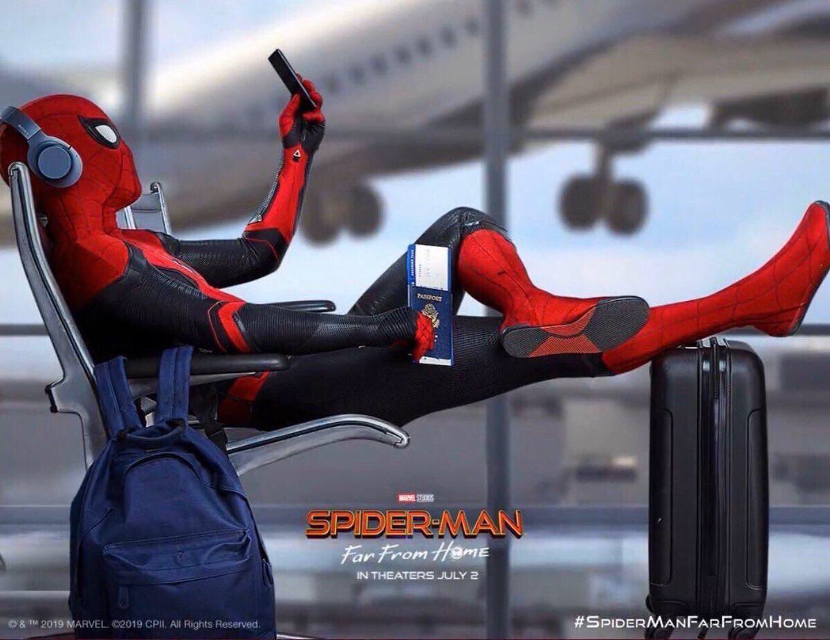 New Spider Man Far From Home Poster Released As Zendaya Plays Up Mary