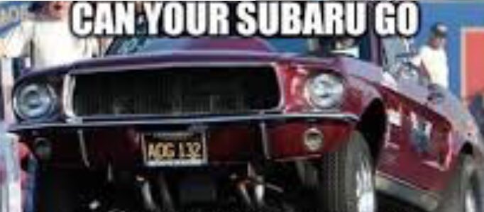 Mustang Vs Subaru Memes