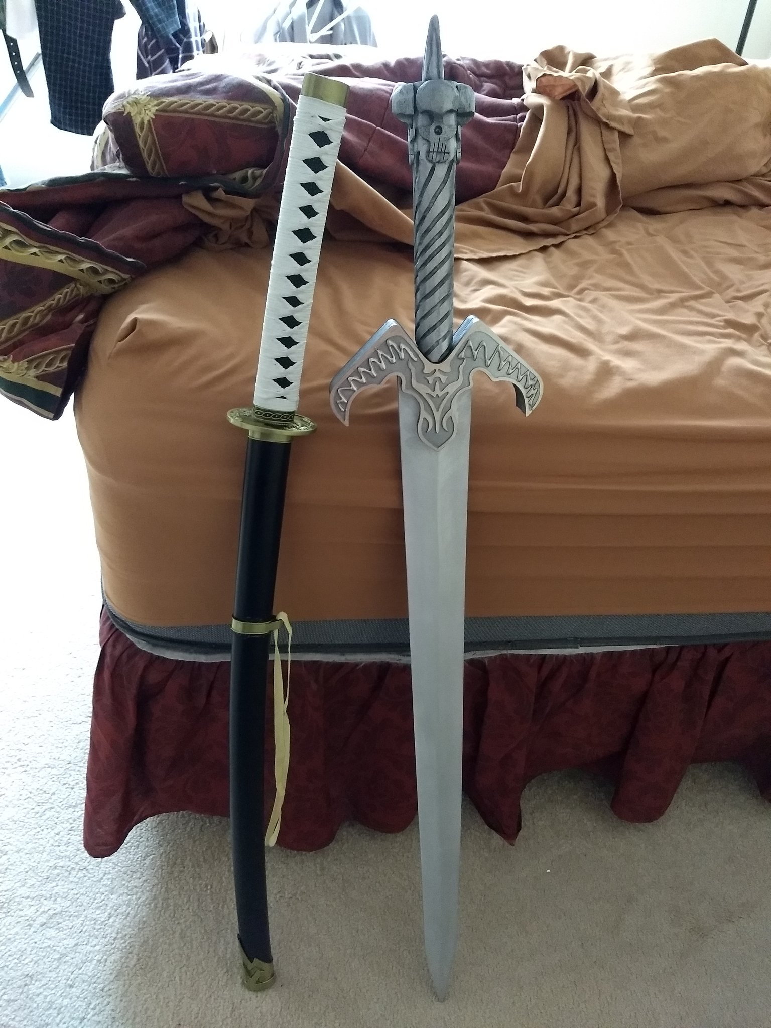 Force Edge Sword Ninja Strike Force Twin Sword Set W/ Backstrap Edge