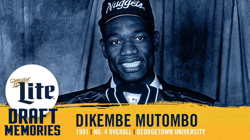 Dikembe Mutombo Nuggets Draft