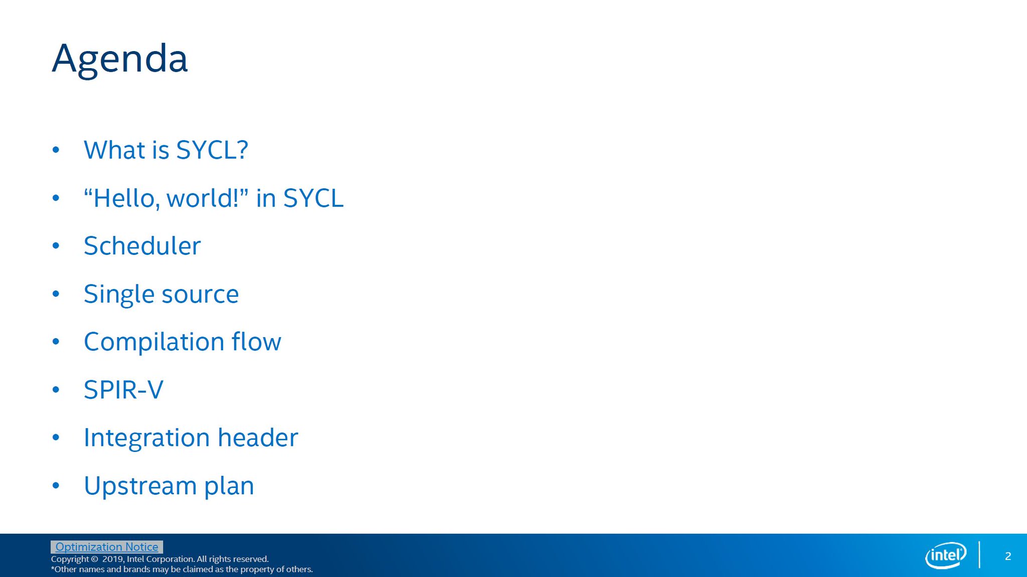 OGAWA, Tadashi on Twitter: "=> SYCL compiler, Intel EuroLLVM Developers' Meeting, Apr 2019 https ...