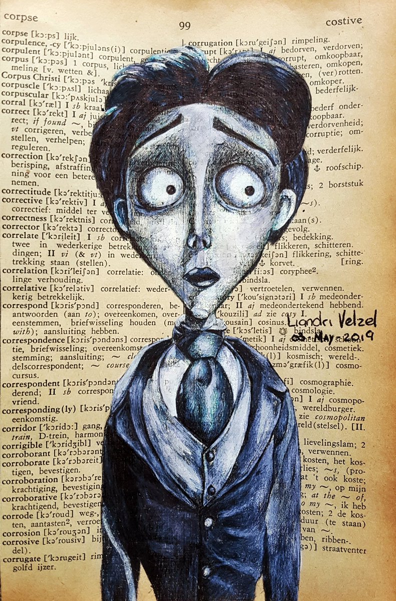 Corpse Bride Victor Drawing