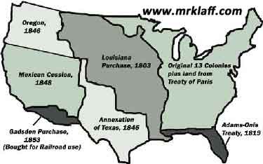 Manifest Destiny Map