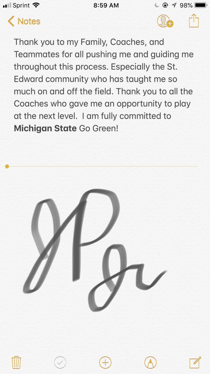 2020 3* ILB Jeff Pietrowski Commits to Michigan State University : r/CFB