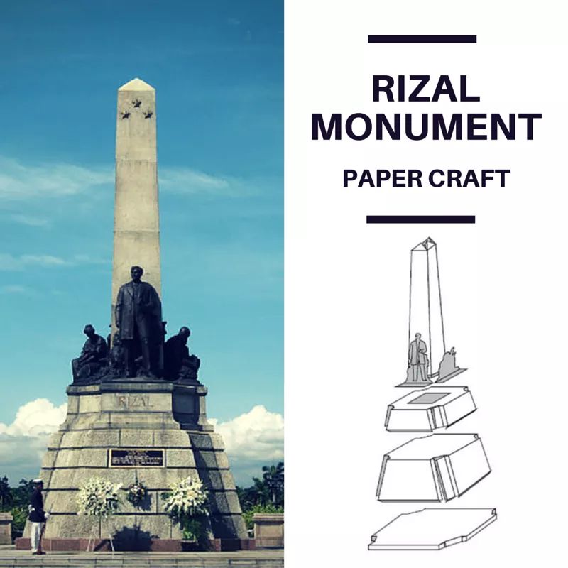 Jose Rizal Statue Drawing