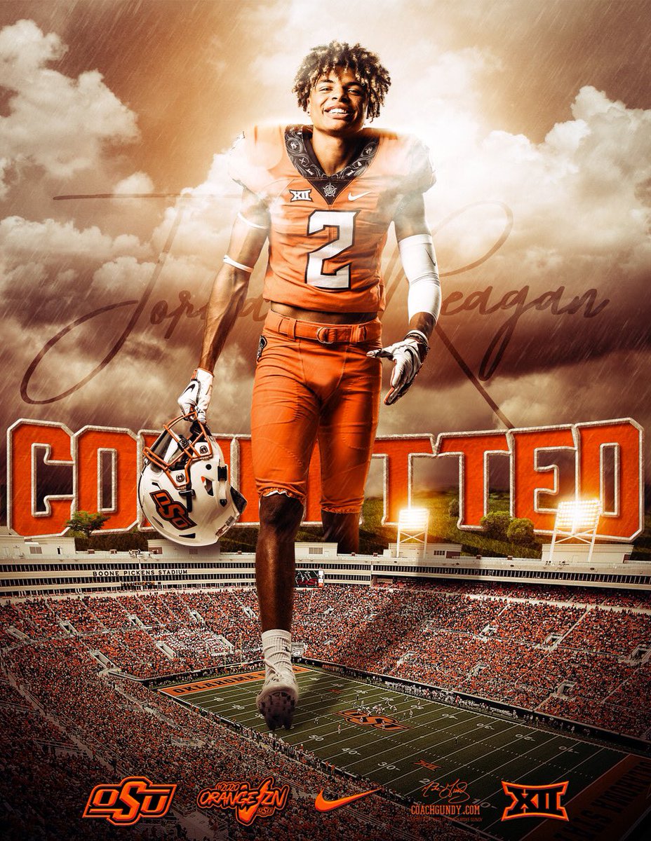 2020 3* CB Jordan Reagan Commits to Oklahoma State : r/CFB